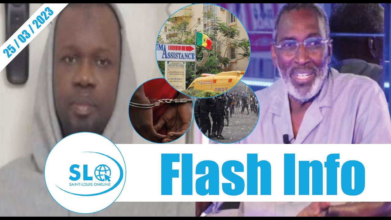 FLASH INFO : Résumé de l'actualité du Samedi 25 Mars 2023 - YouTube