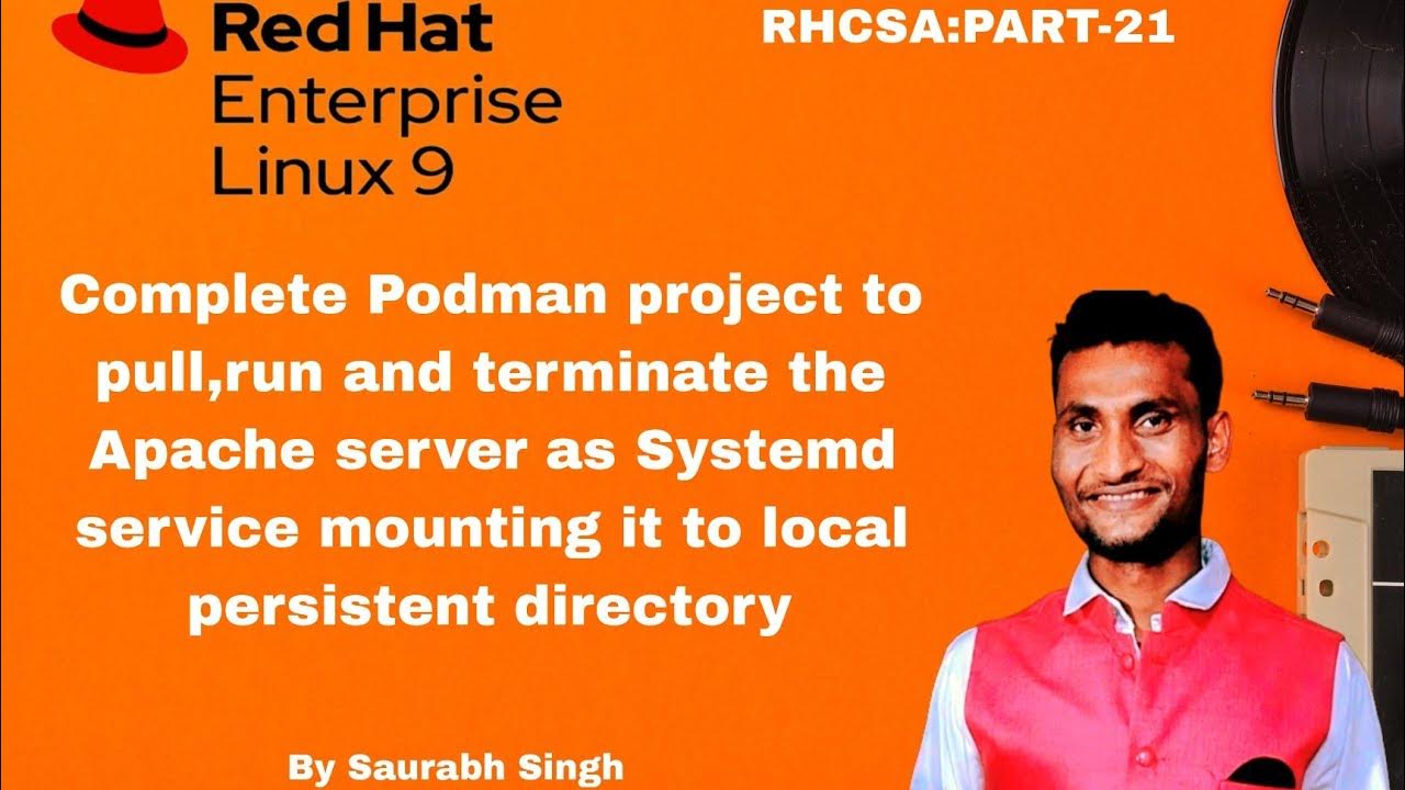 RHEl-9 Complete podman project to host and run Apache server as systemd ...