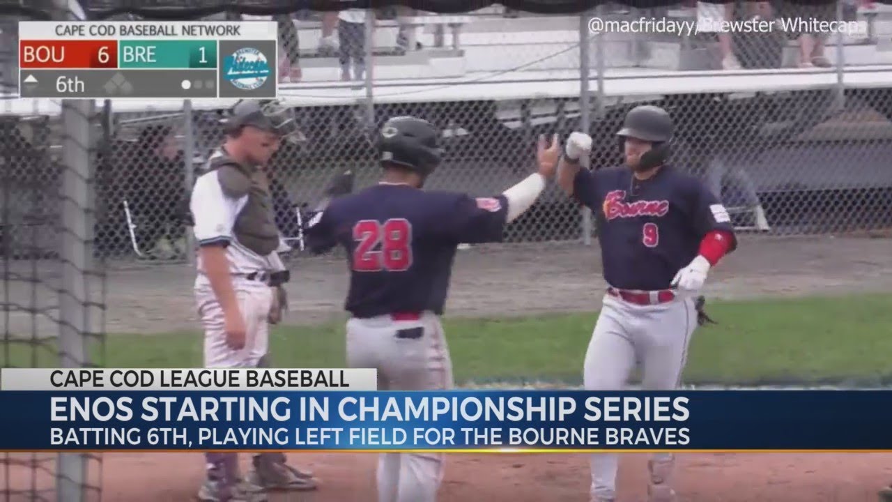 Ryan Enos has career effort in Cape Cod Baseball League championship ...