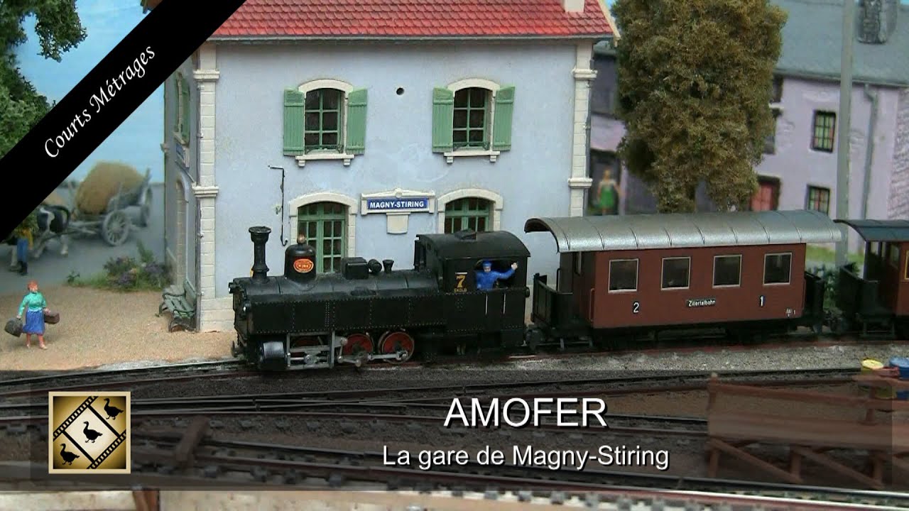 Modélisme : La gare de Magny-Stiring. AMOFER - YouTube