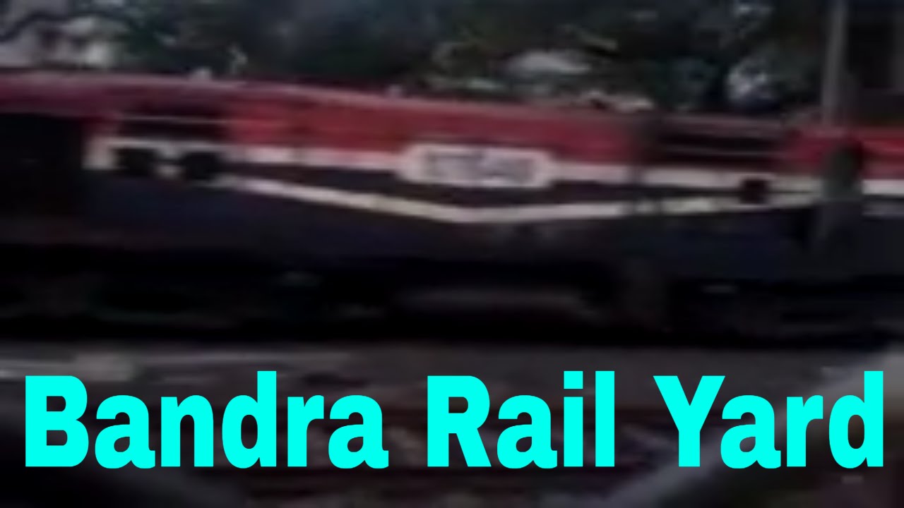 Shuntter RTM WDM-2 was shunting a train and Crossing from bandra ...