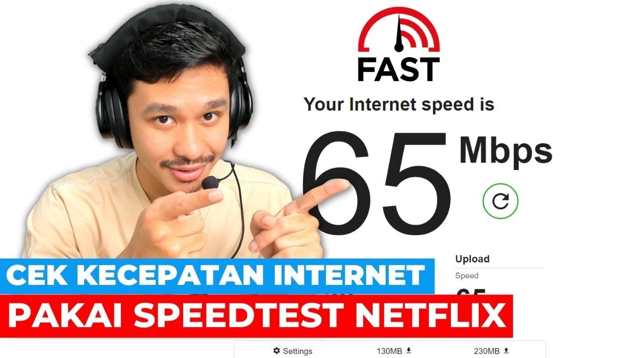 Cara Cek Kecepatan Internet (Speed Test) Menggunakan Fast.com ! - YouTube