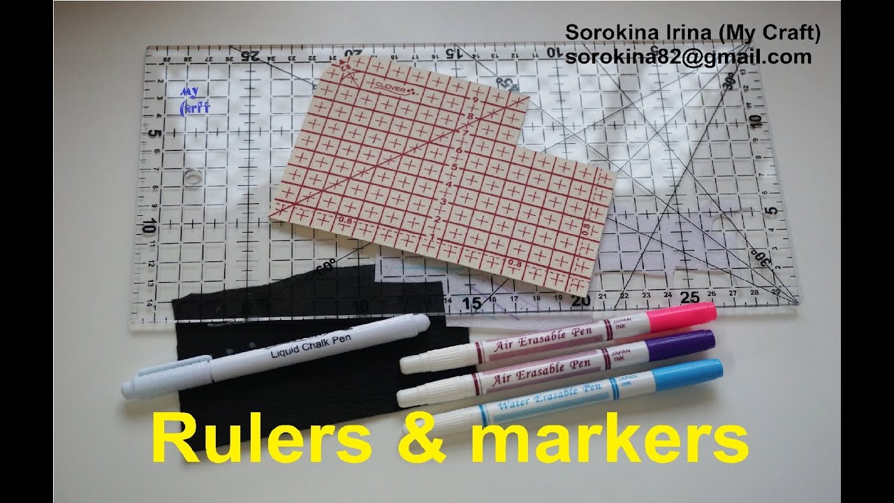 Online Shopping #24 - Rulers & Markers / Линейки и Маркеры - YouTube