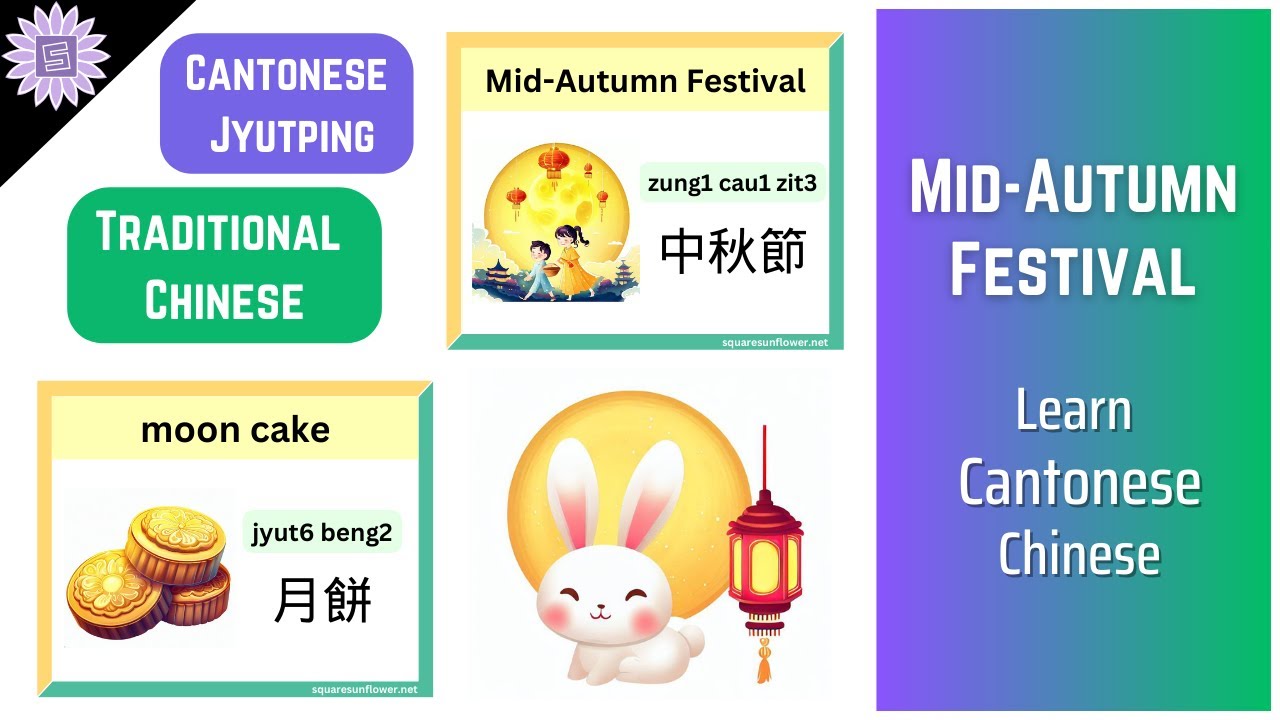 [Cantonese] Learn Mid-Autumn Festival Words In Cantonese For Beginners With Jyutping ...