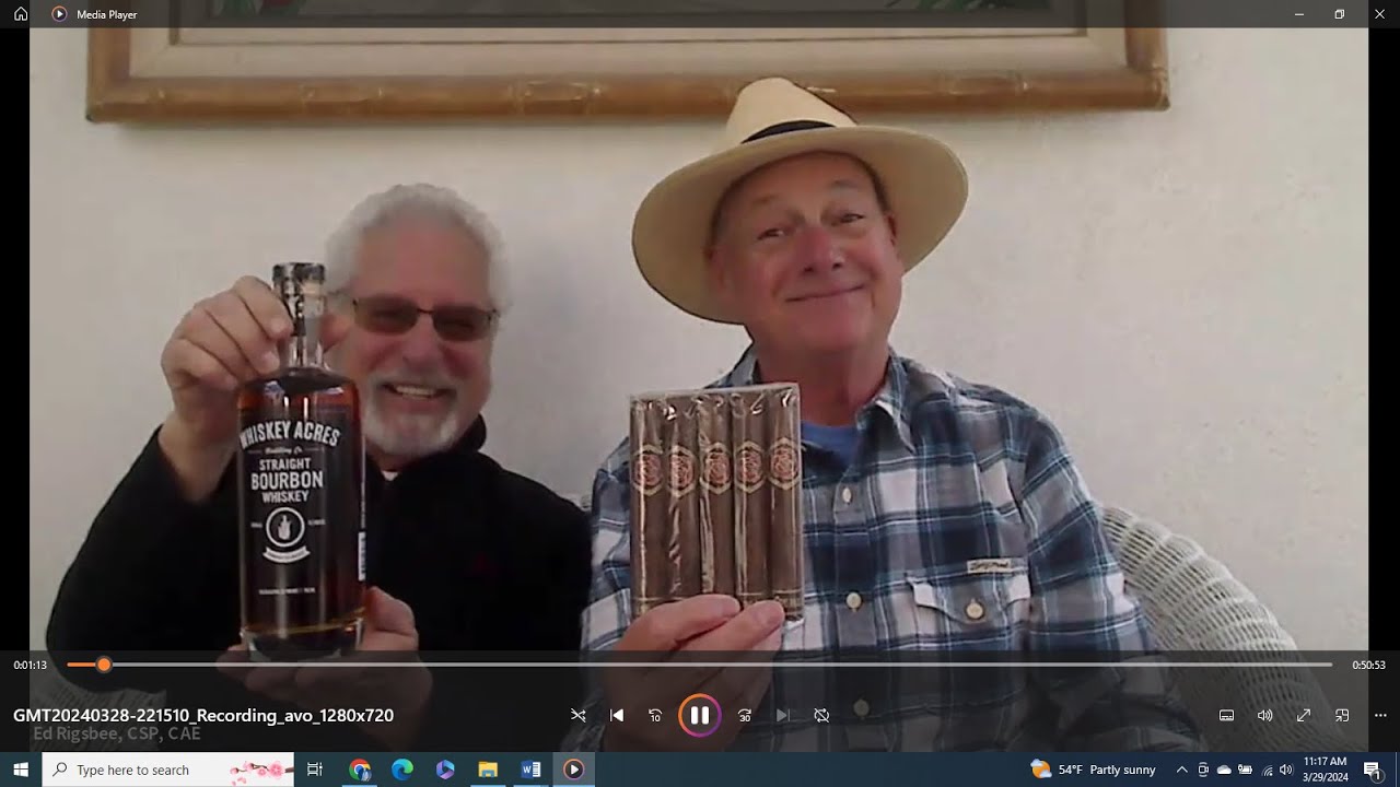 Rigsbee Reviews Ep. 61 Made Man Cigars & Whiskey Acres Straight Bourbon ...