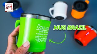Jual Mug Brasil untuk souvenir dengan custom logo | Jakmall.com