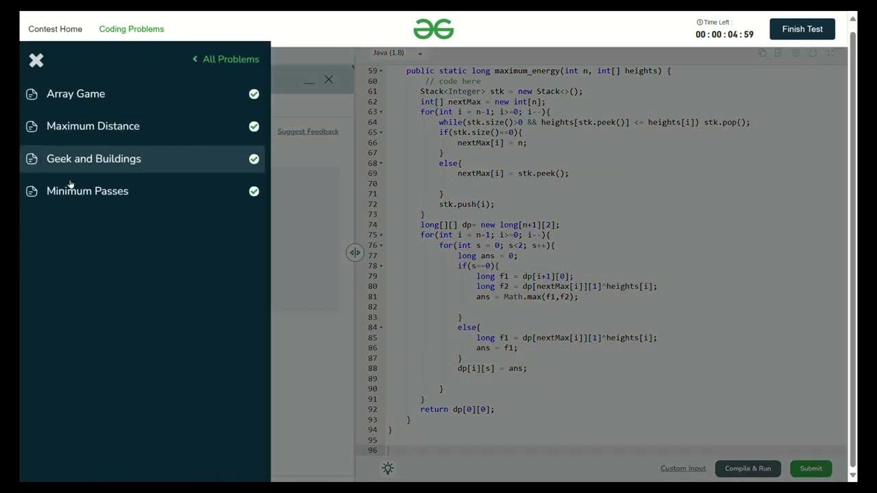 Geeksforgeeks Weekly Contests 31 December 2023 #geeksforgeeks - YouTube