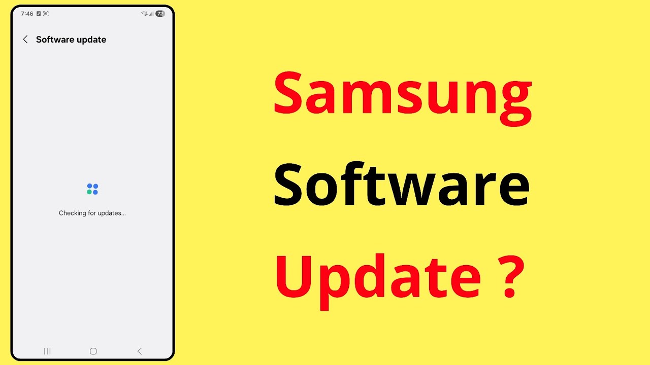 Samsung Mobile Me Software Update Kaise Kare | How To Update Samsung ...
