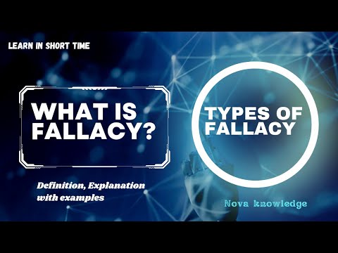 What is Fallacy? | Definition and types of fallacy. - YouTube