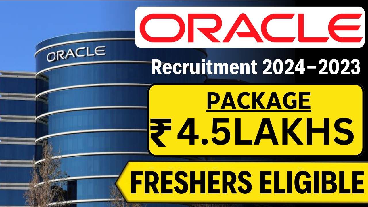 Oracle Recruitment 2024 | OFF Campus Drive For 2024, 2023, 2022 Batch ...