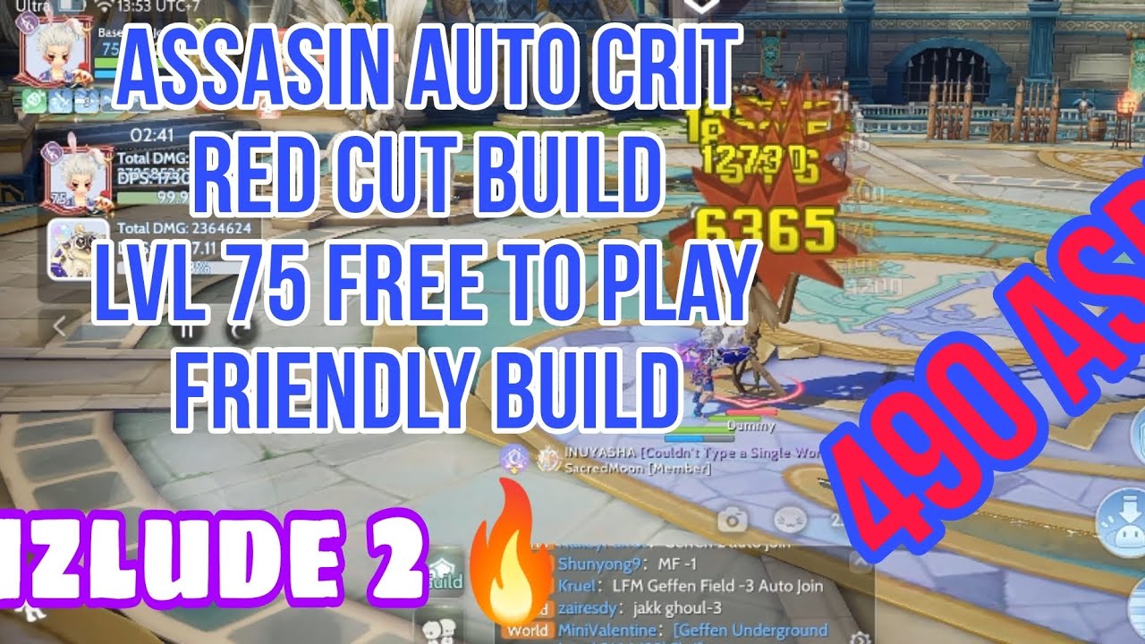 Ragnarok Origin Assasin Crit Build Level 75 Free to Play - YouTube