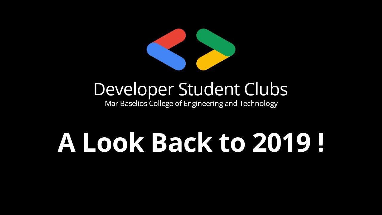 A Look Back to 2019 | DSC MBCET Impact Story - YouTube