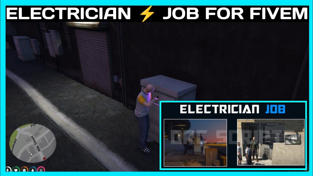 Drc Electrician ⚡ Job Paid Fivem Roleplay Scripts Fivem Tutorial
