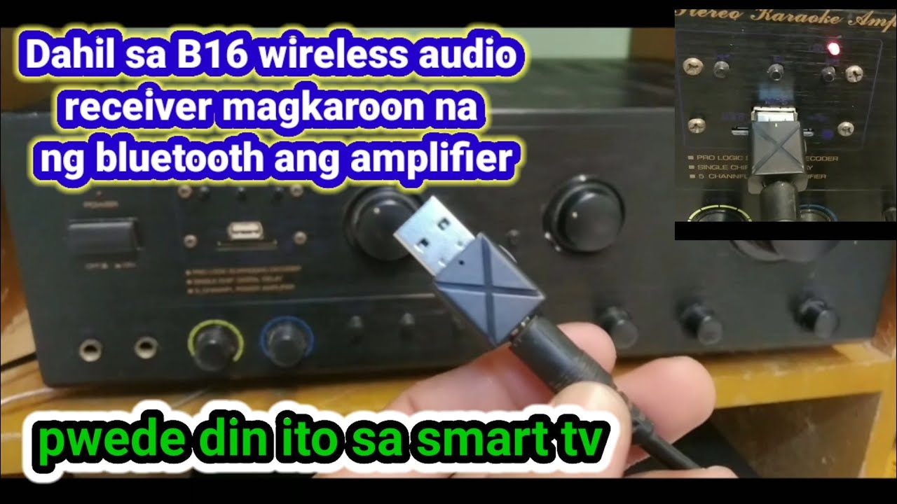 Dahil sa B16 wireless audio receiver magkaroon na ng Bluetooth Ang ...