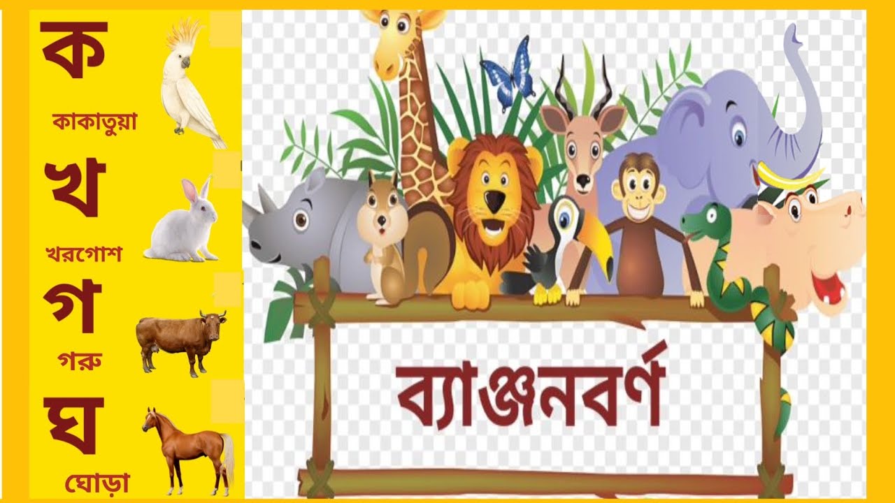 ব্যাঞ্জনবর্ণ || Bengali Benjonborno || ব্যাঞ্জনবর্ণ ক খ গ ঘ - YouTube
