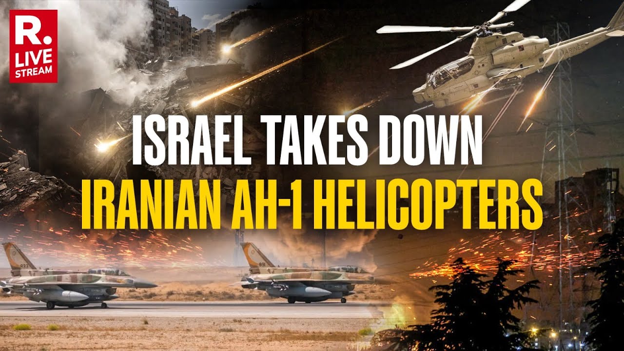 Iran Vs Israel war live Highlights: IDF Attack 5 AH-1 Iranian Helicopters In Western Iran | LIVE ...