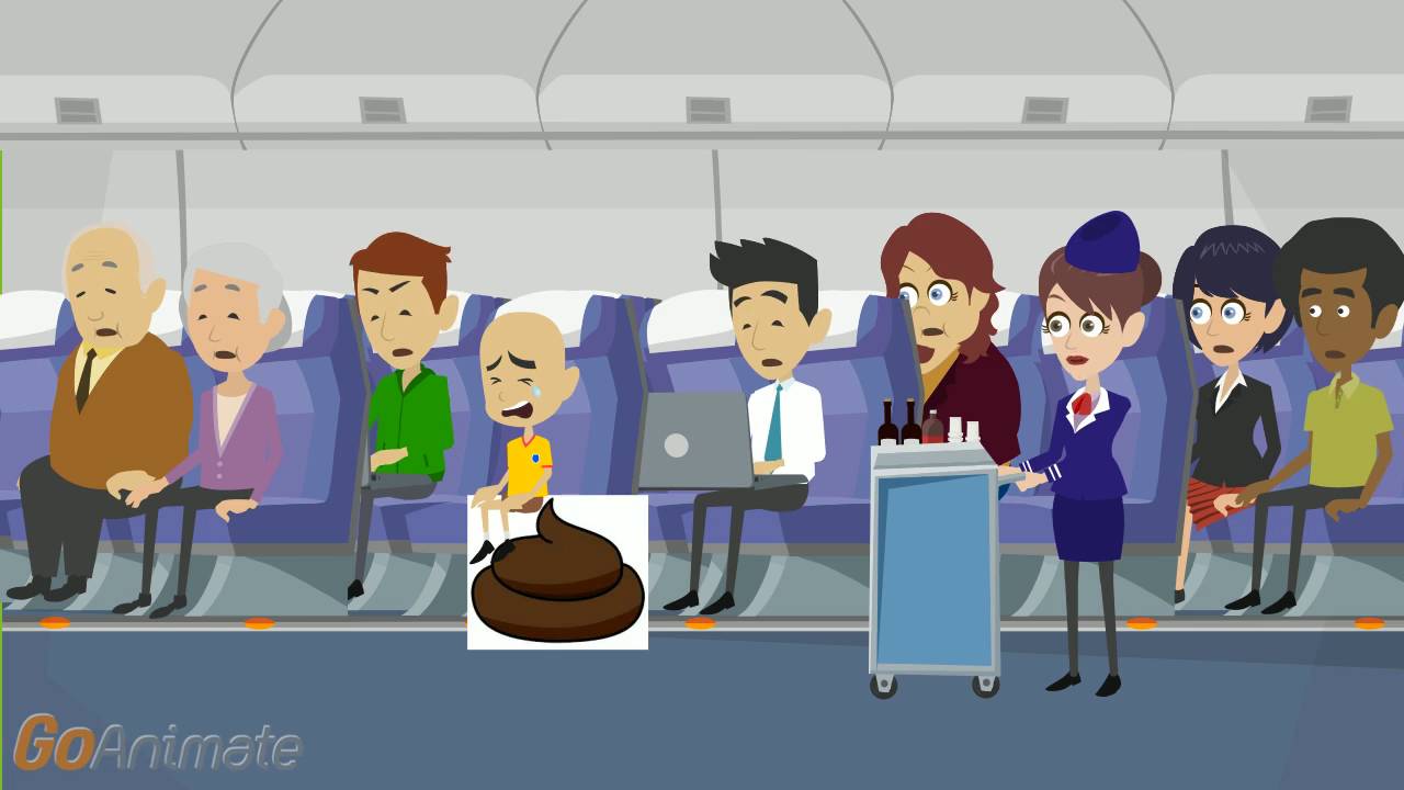 Caillou Cries and Poops on an Airplane/Gets Grounded - YouTube