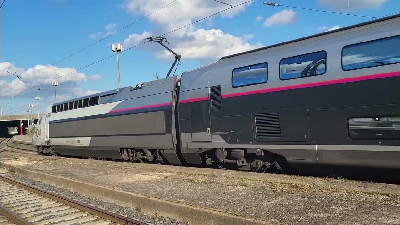 Passage du TGV Duplex INOUI 4703 direction Paris Est - YouTube