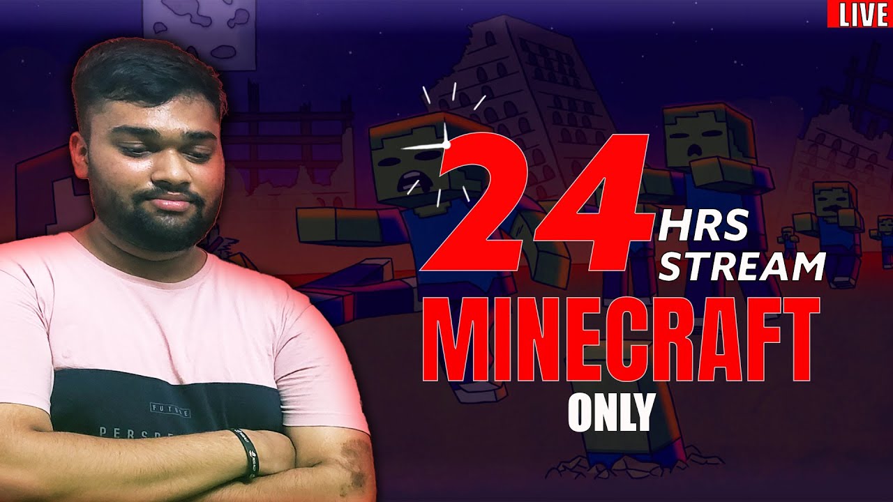24 Hours Minecraft Live only minecraft #live #minecraft #dgnetwork ...