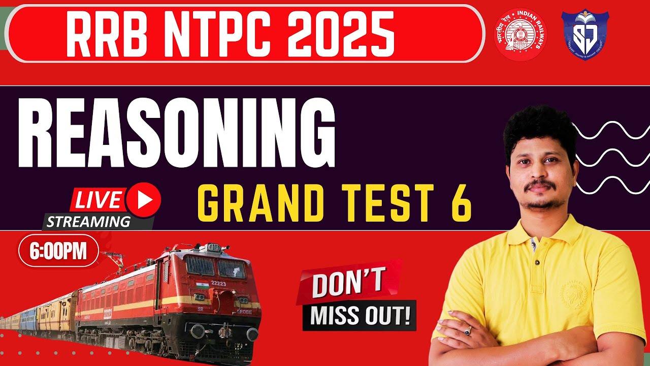 NTPC MEGA GRAND TEST 6 EXPLANATION REASONING COMPLETE SOLUTIONS