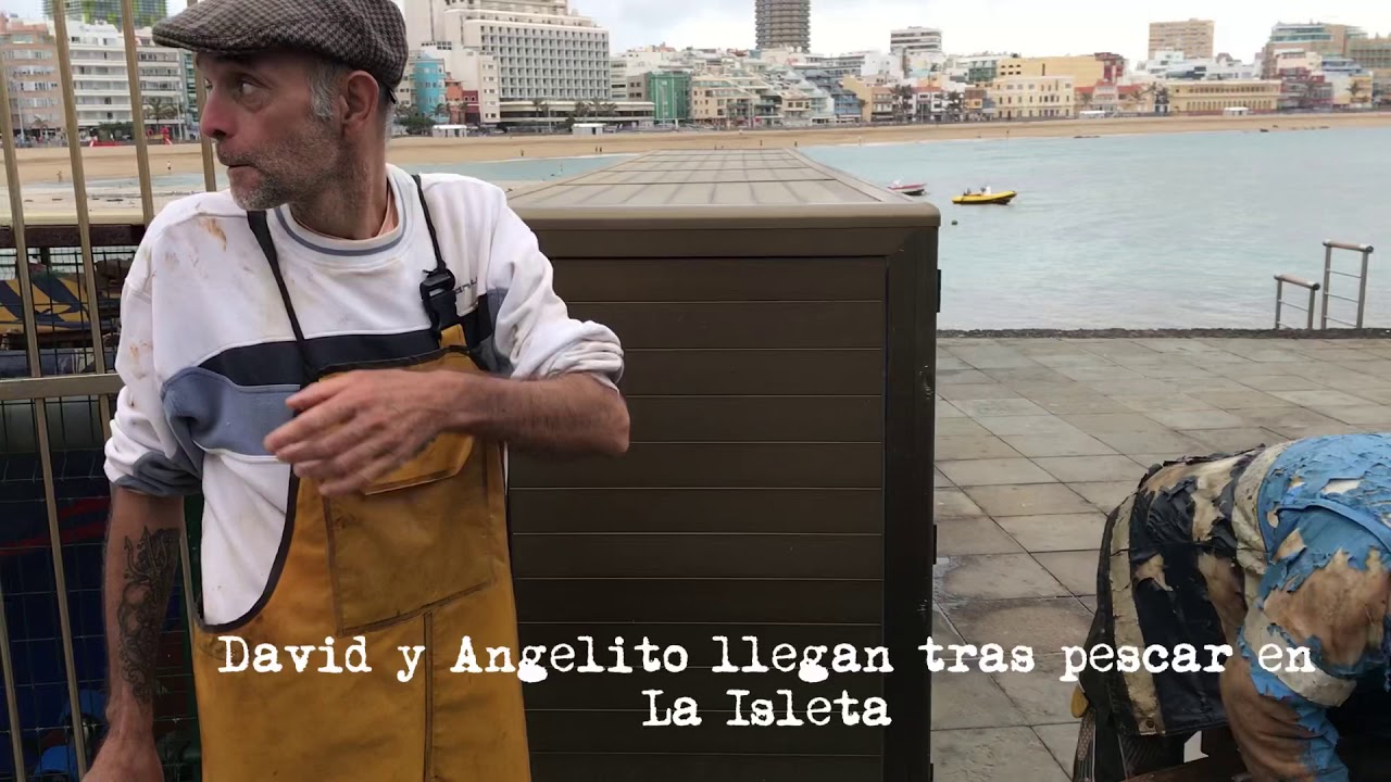 David y Angelito llegan con la pesca a La Puntilla - YouTube