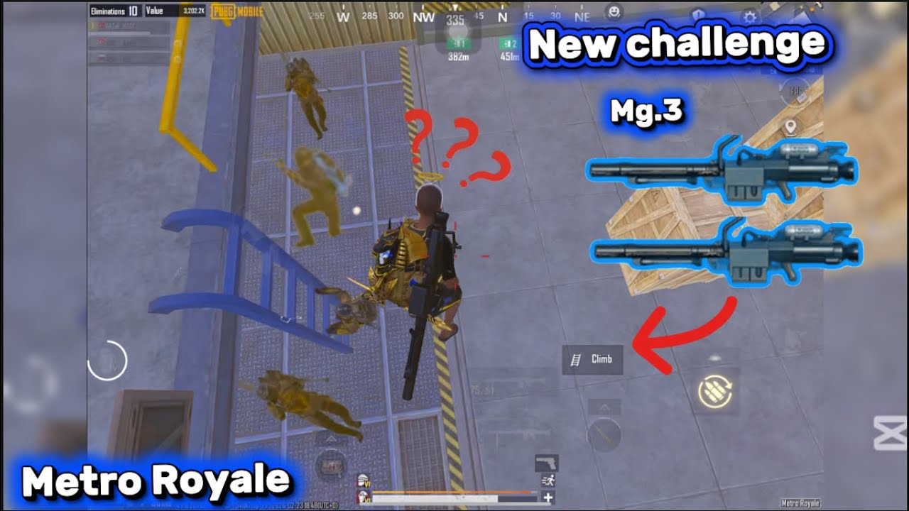 The new Challenge Metro Royale features dual MG.3s 😱 - YouTube