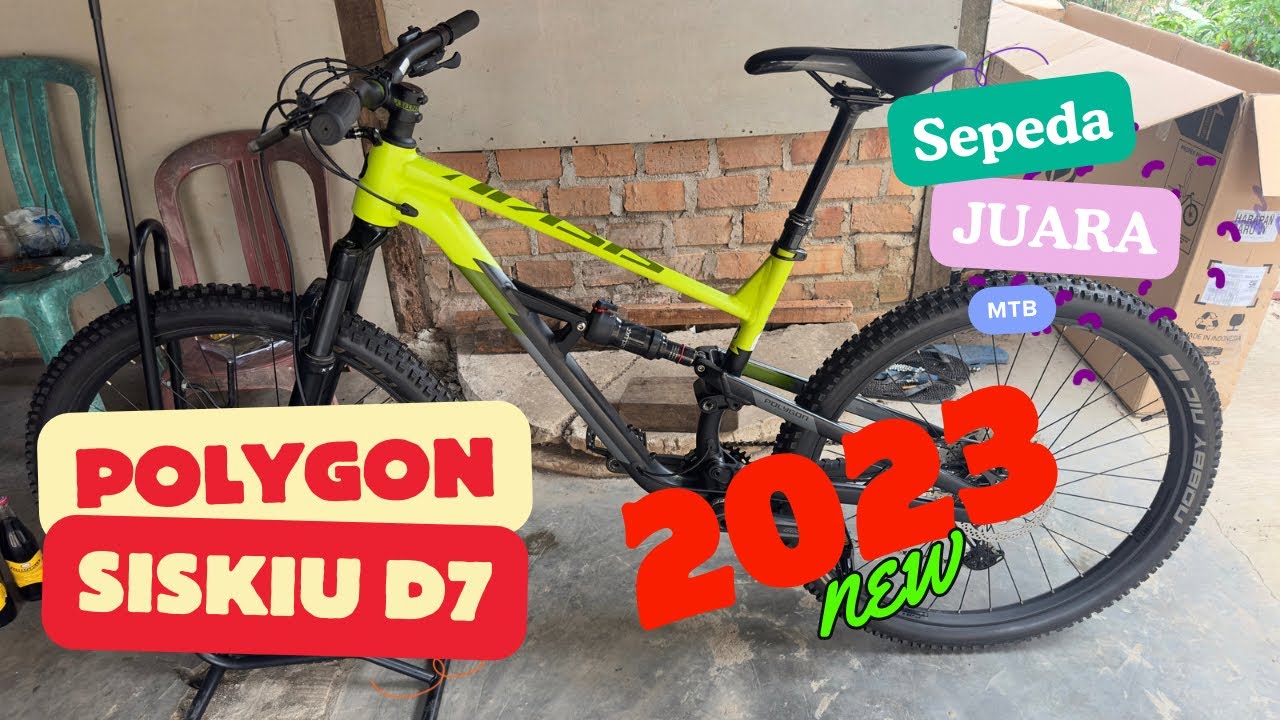 UNBOXING sepeda Polygon siskiu D7 2023 warna terbaru ‼️ - YouTube