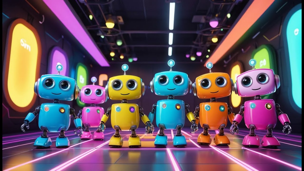 Toy Countdown — Robots Dance All Around Town! | Fun Robot Song for Kids ...