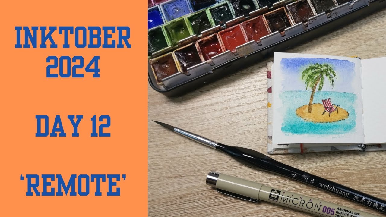 Inktober 2024 Day 12 - REMOTE - YouTube
