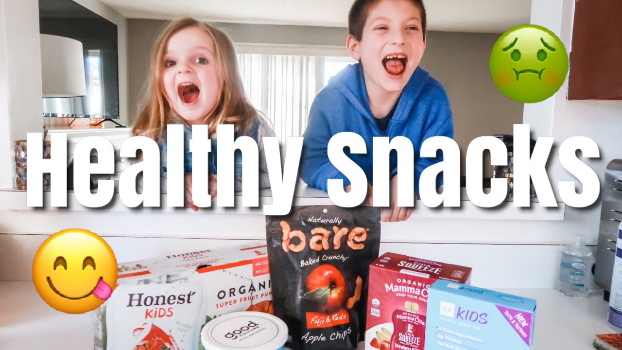 kids taste test | Healthy Snacks - YouTube