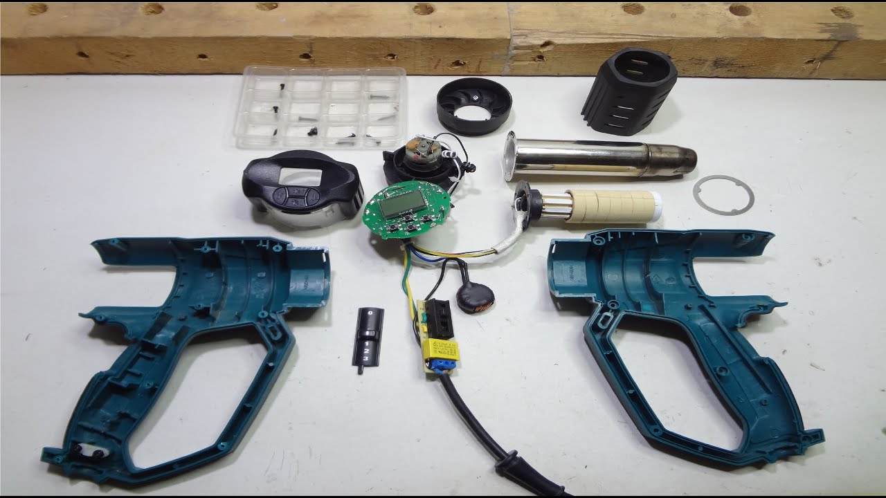 Extol Industrial Heat Gun Fan | Digital Temperature Control ...