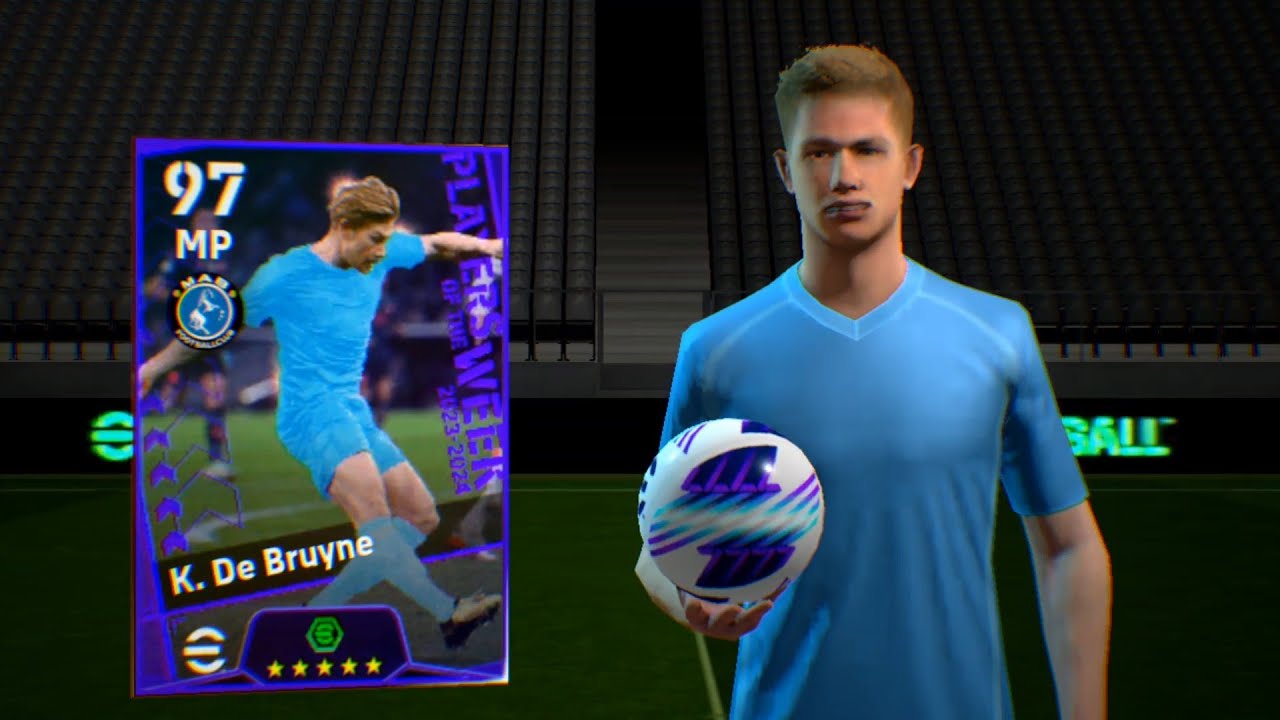 truco para sacar a de bruyne 101 player of the week En efootball mobile ...