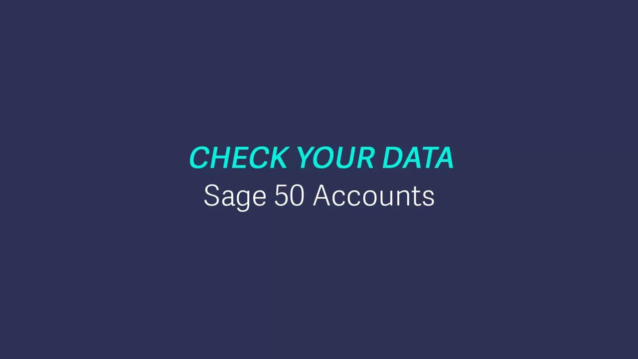 Sage 50 Accounts Check Your Data YouTube sage-50-accounts-check-your-data-youtube