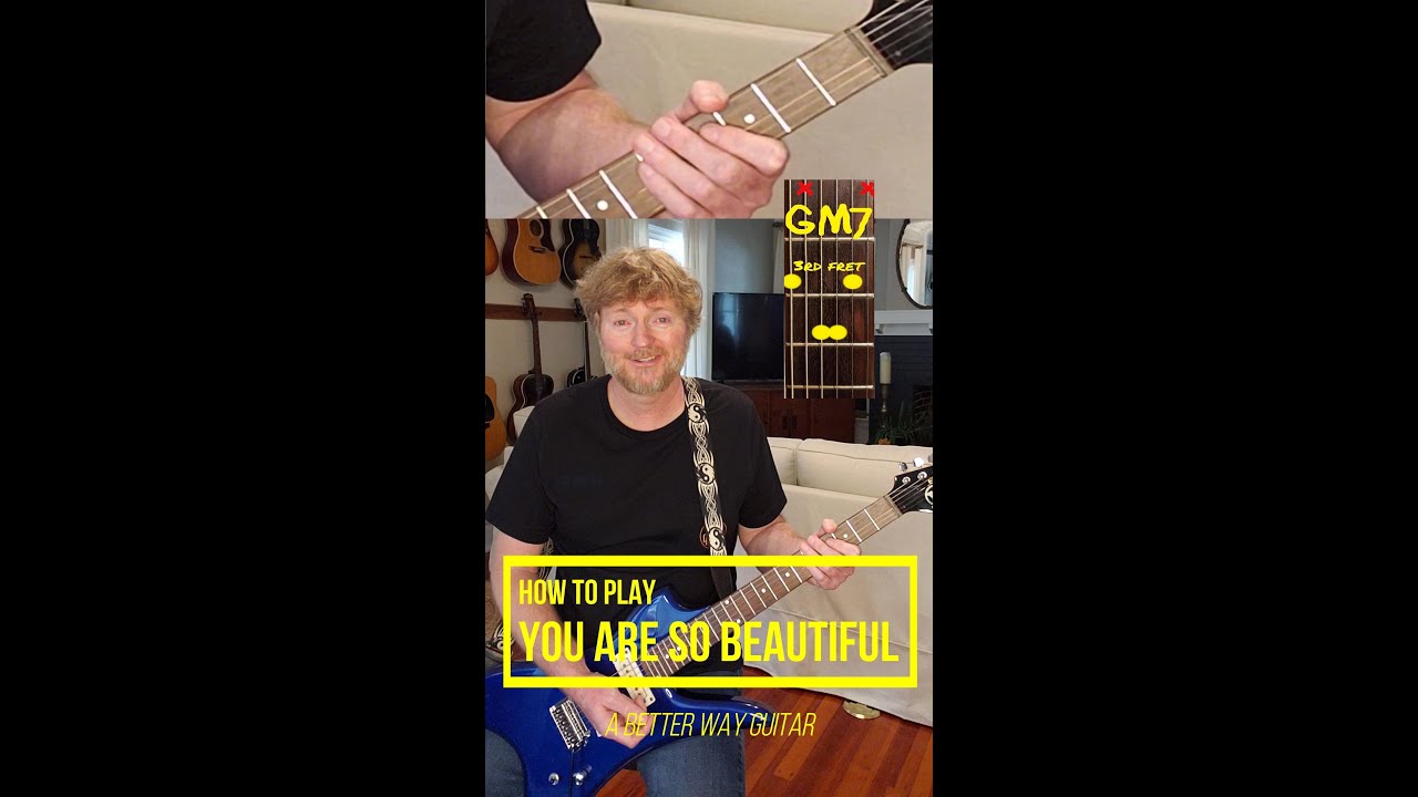 How to play - You Are So Beautiful - YouTube