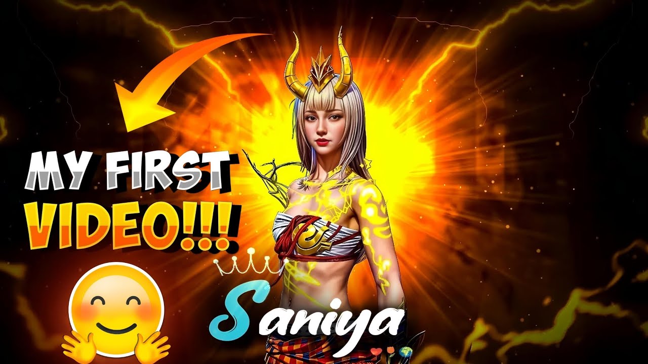 MY FRIST VIDEO ON YOUTUBE | ️ QUEEN SANIYA || Freefire game play || ff || cute girl | FF QUEEN ...