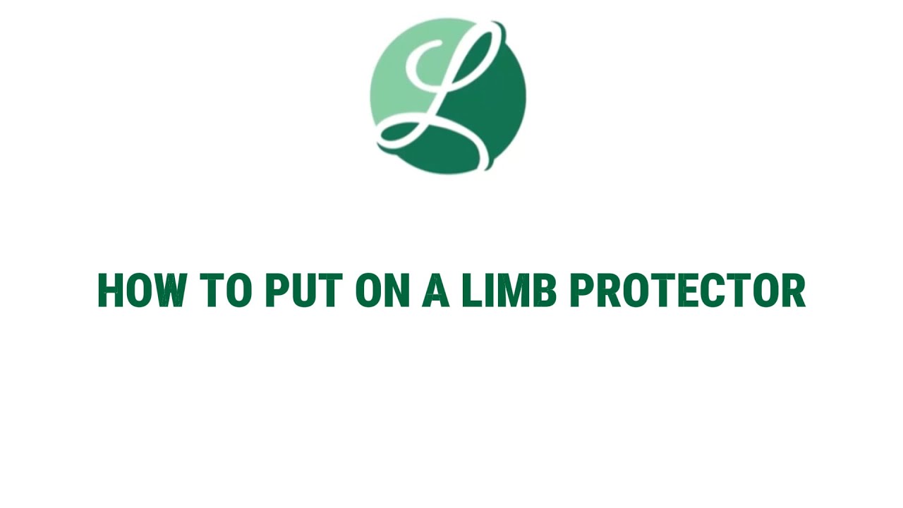 Prosthetist explanation of putting on a limb (stump) protector. - YouTube
