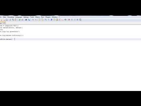 Node.js readFile - YouTube