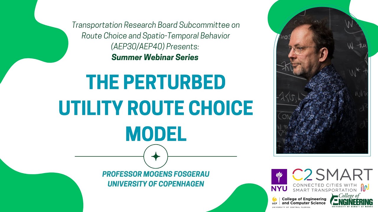 Summer Series: Route Choice and Spatio-Temporal Behavior: The Perturbed ...