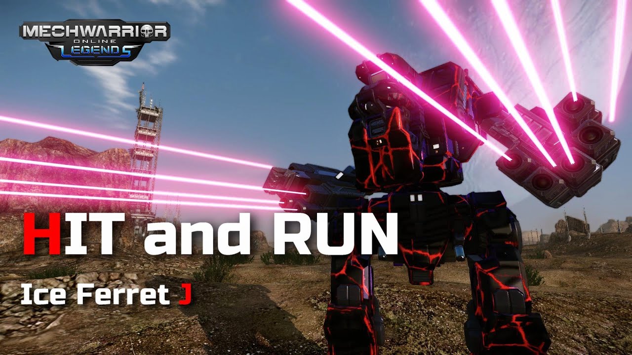 Mechwarrior Online | Ice Ferret J - HIT and RUN - YouTube