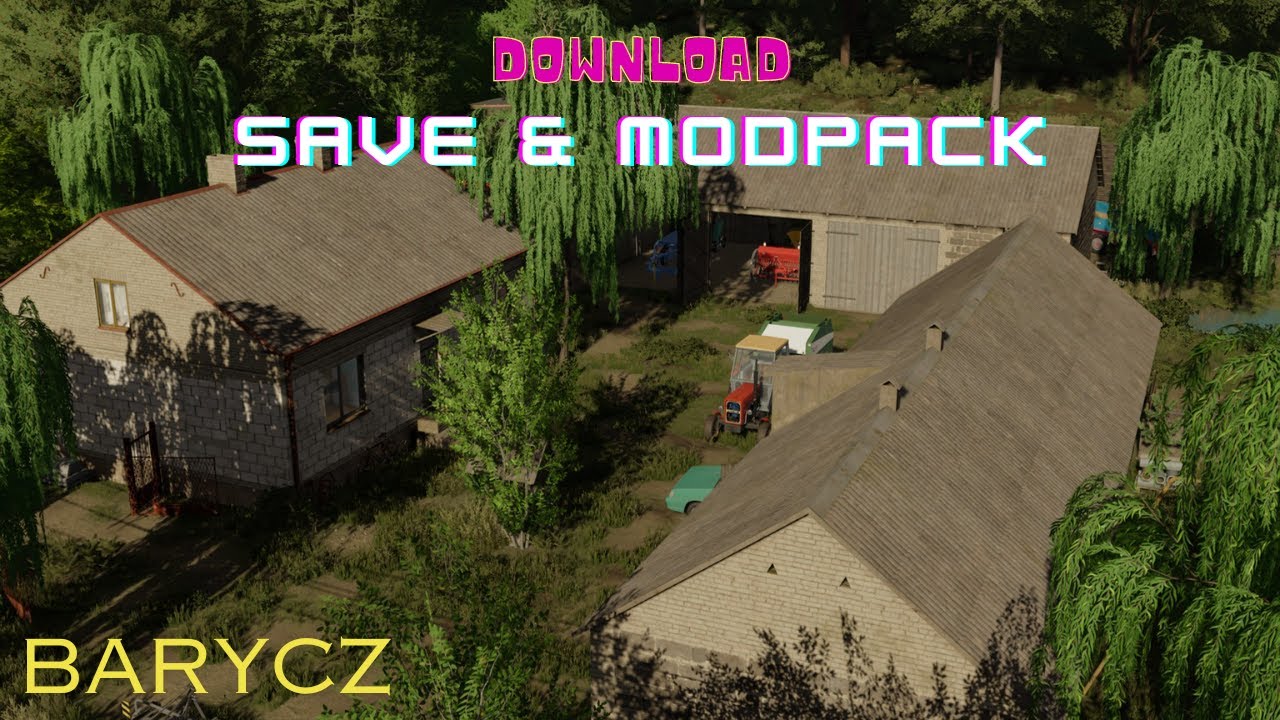 🔥SAVE & MODPACK🔥| MAŁE POLSKIE GOSPODARSTWO😱| BARYCZ ️| FS22🌾 - YouTube
