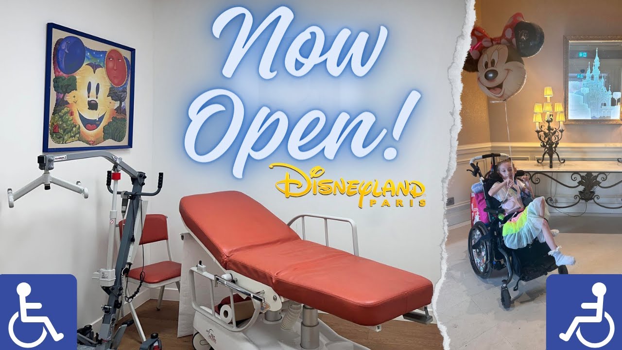 DISABLED CHANGING SPACE DISNEYLAND PARIS / INSIDE FIRST AID ! First of ...