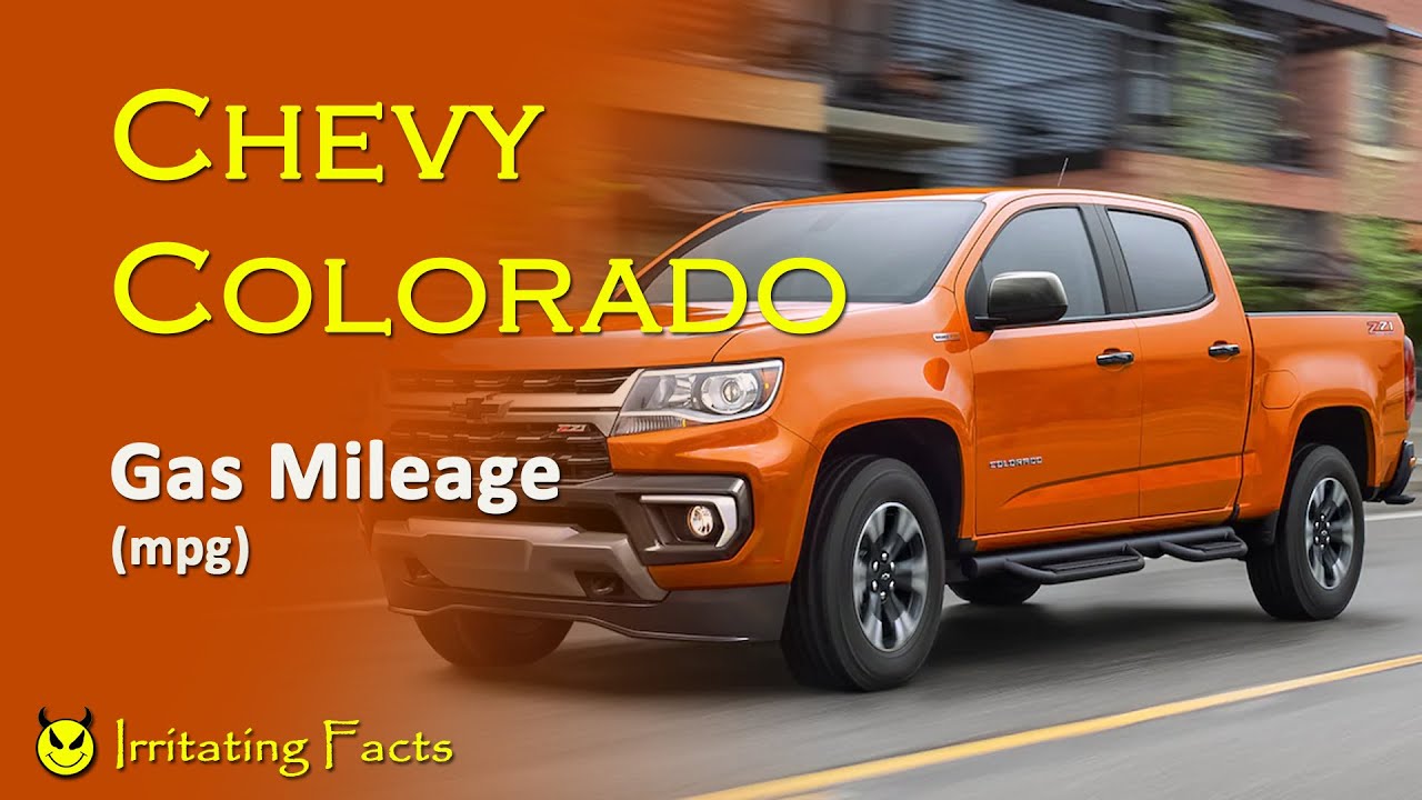 2021 Chevy Colorado gas mileage (mpg) - YouTube