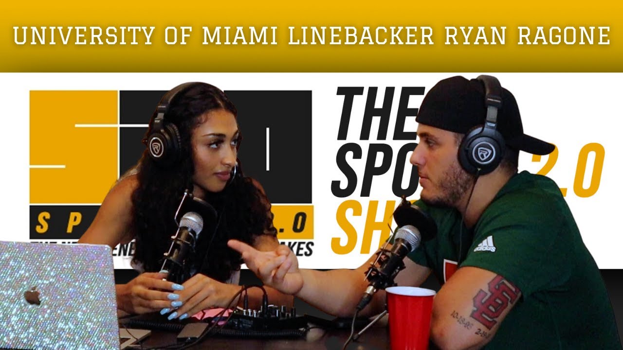 Miami Linebacker Ryan Ragone discusses NIL with Jaya Williams - YouTube