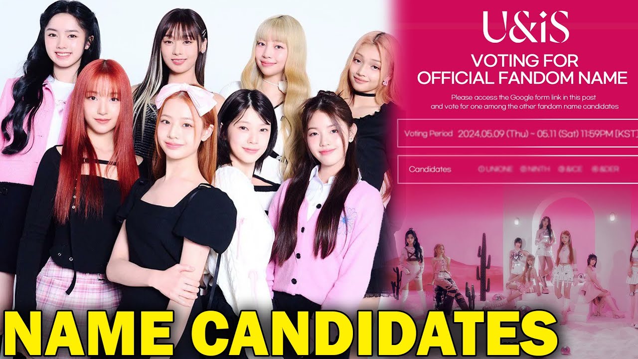 UNIS revealed four fandom name candidates for fans to vote on - YouTube