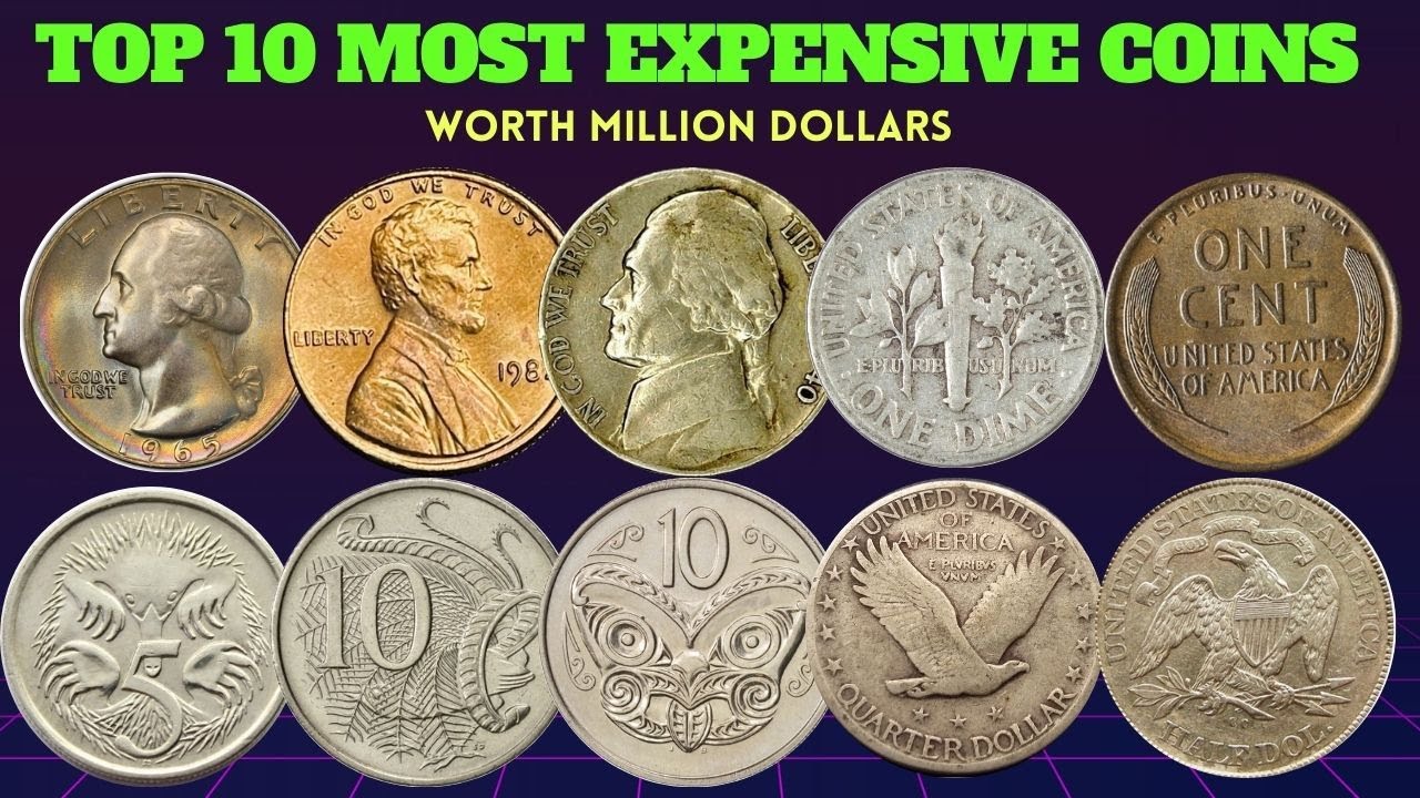 TOP 10 VERY EXPENSIVE AND VALUABLE RARE COINS IN HISTORY! COINS WORTH ...