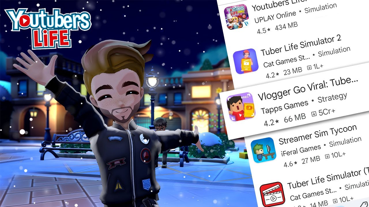 I Found 5 Games Like Youtubers Life For Android & iOS - YouTube