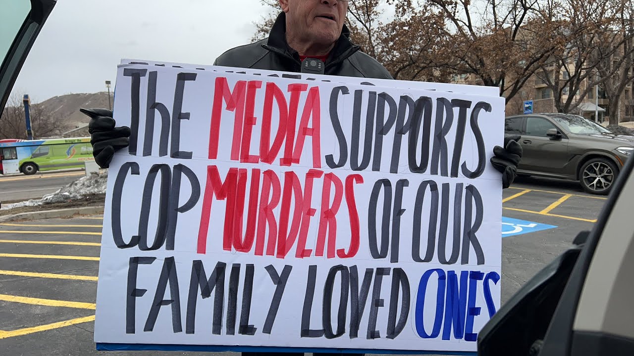 Protest KSL News for supporting cops murders (Chase Allen) - YouTube