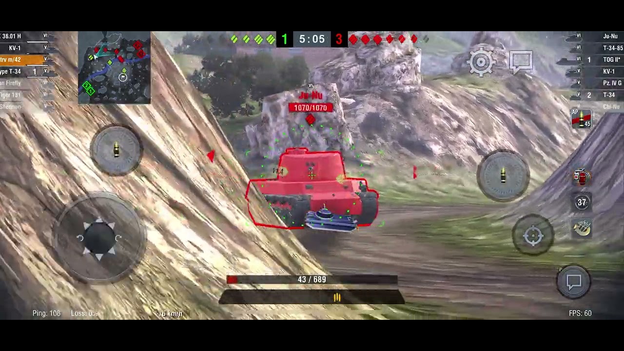 What is the Tank model? Victory or Defeat ? World of Tanks Blitz 00131 ...