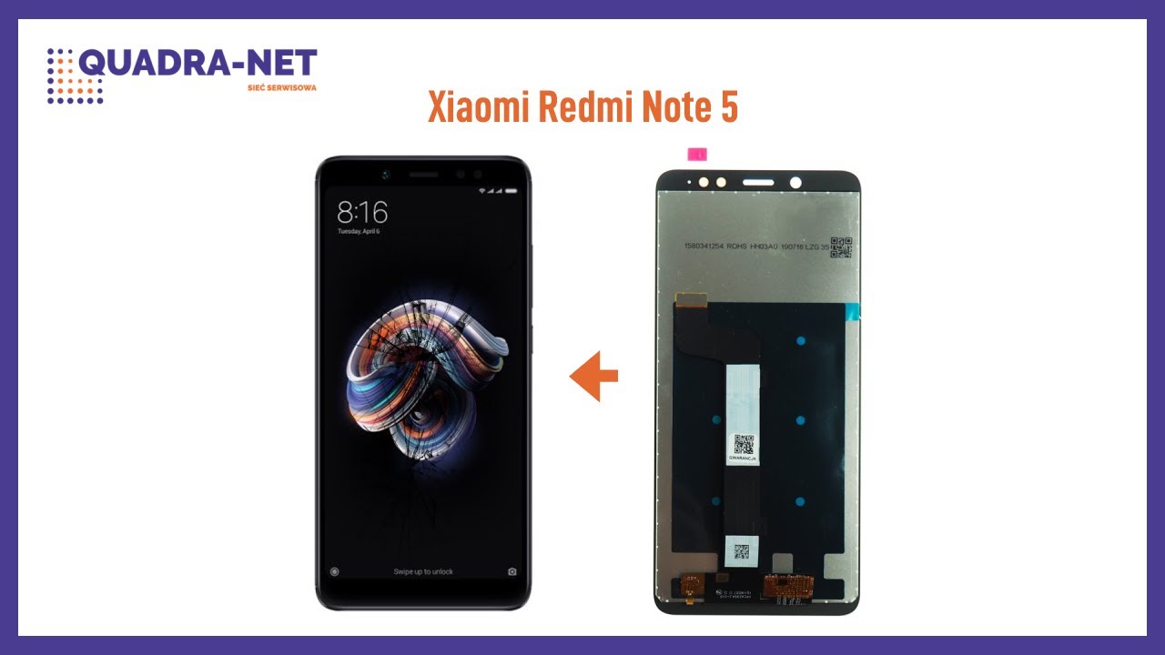 Xiaomi Redmi Note 5 - Wymiana wyświetlacza | Screen Replacement, Repair ...