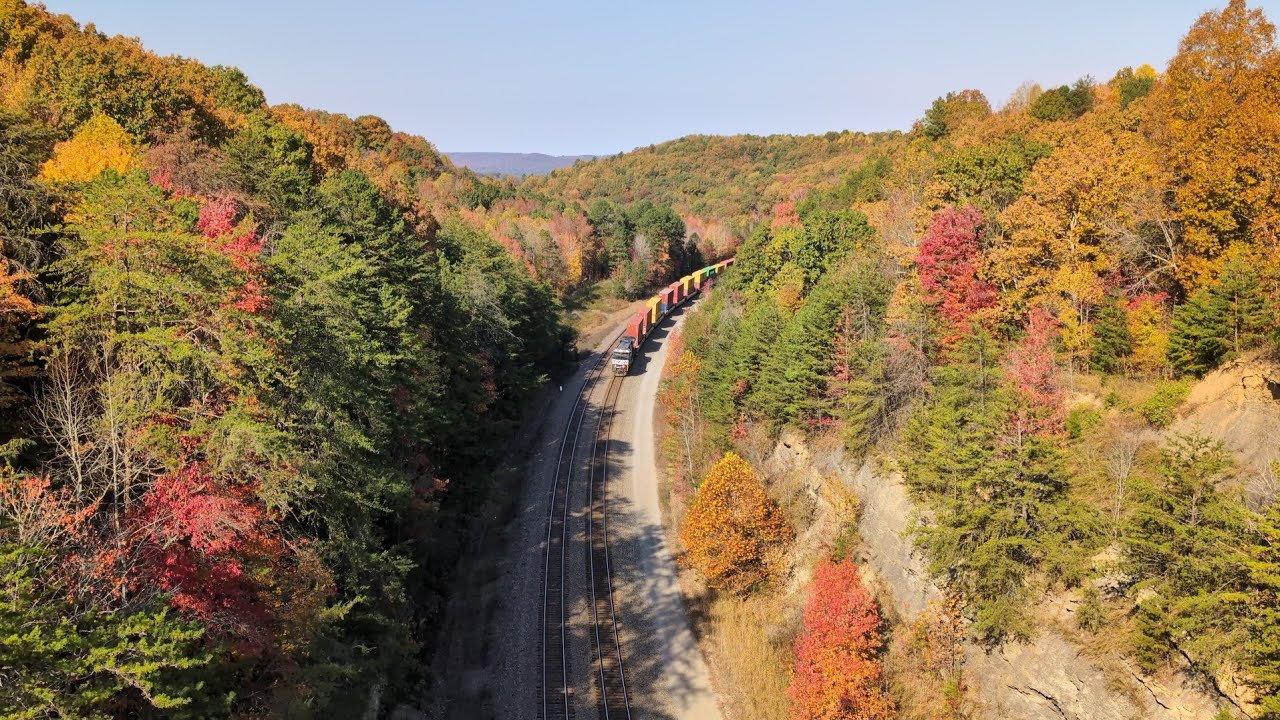 NS 278 Climbing Steep Grade w/ Roaring Mid DPU. (Full Video Version) - YouTube